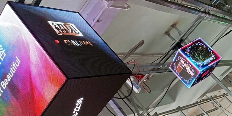 LED cube display - TLI LED